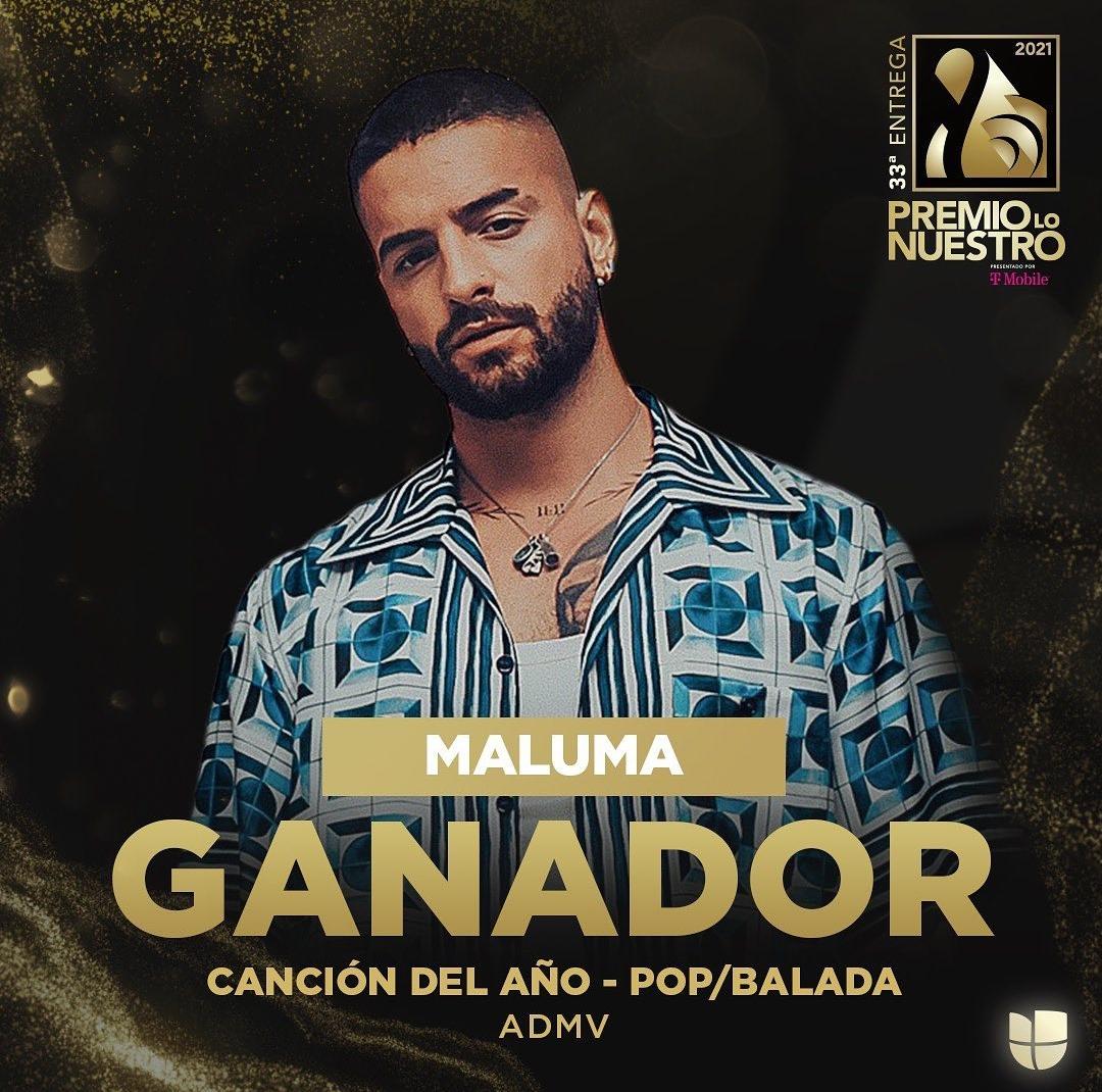 Maluma hace playback en su presentación en Premios Lo Nuestro - Digital ...